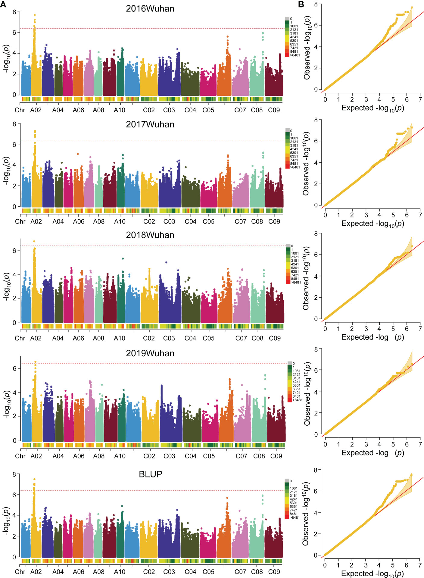 Frontiers Integrating Gwas Linkage Mapping And Gene Expression Analyses Reveal The Genetic