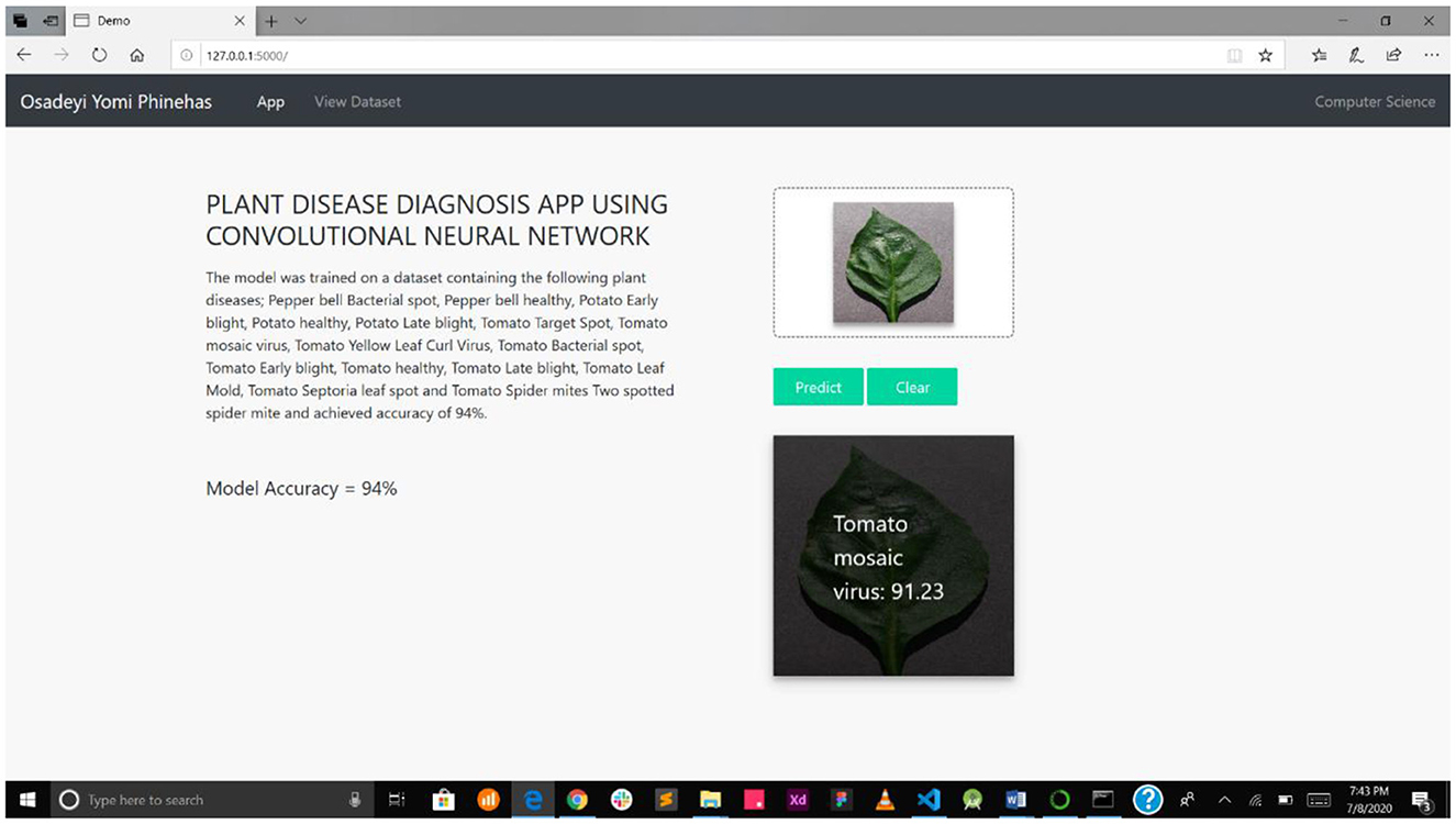 Frontiers | mPD-APP: a mobile-enabled plant diseases diagnosis ...