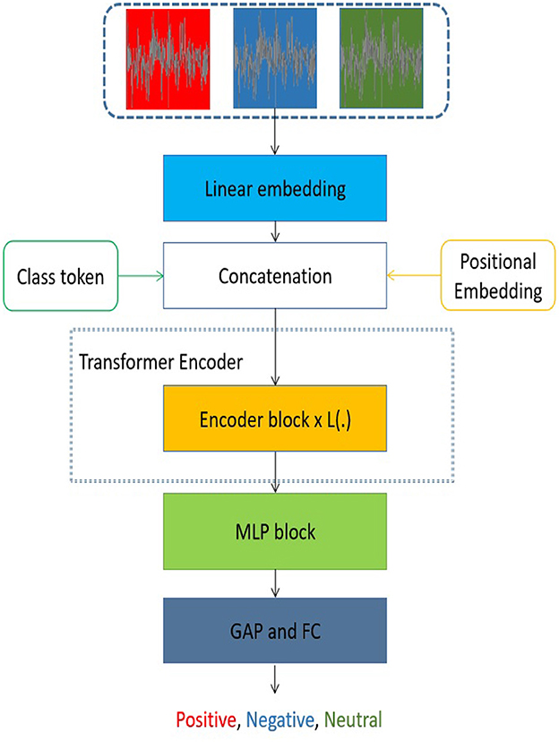 Frontiers | Music-evoked emotions classification using vision transformer in EEG signals