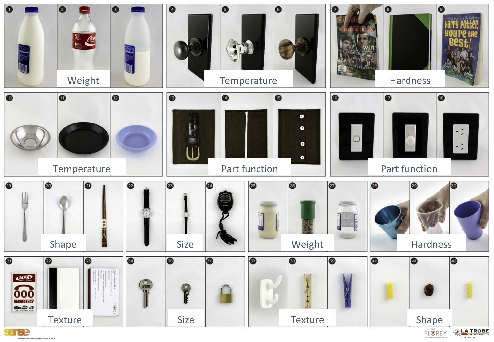 Frontiers The Functional Tactile Object Recognition Test A 