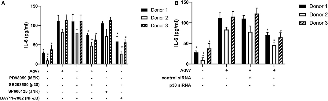 Frontiers Adenovirus 7 Induces Interlukin 6 Expression In Human