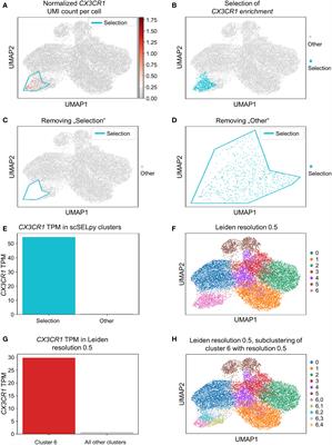 Frontiers | Manual cell selection in single cell transcriptomics using ...