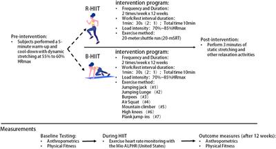 Frontiers | Effects of running-based versus body-weight-based high ...