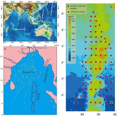 Frontiers | The sources and transport pathways of sediment in the ...