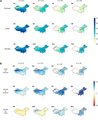 Frontiers | Improving the heavy rainfall forecasting using a weighted ...