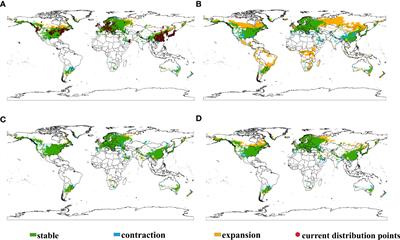 Frontiers | Impacts of climate change on climatically suitable regions ...