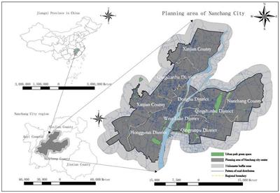 Frontiers | Optimal site selection strategies for urban parks green ...