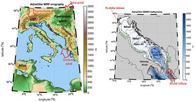 Frontiers | Climate projections of the Adriatic Sea: role of river release