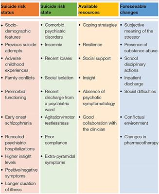Frontiers | The Importance of Suicide Risk Formulation in Schizophrenia