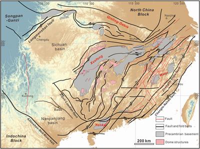 Frontiers | Meso-cenozoic tectonic evolution of the ziyun-luodian fault ...